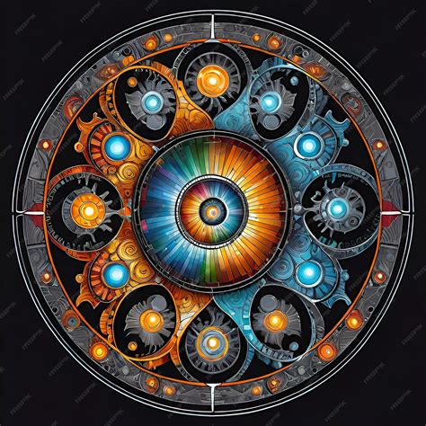 Premium Photo Fibonacci Sequence Circular Spiral Illustration For Adults Beautiful Design And