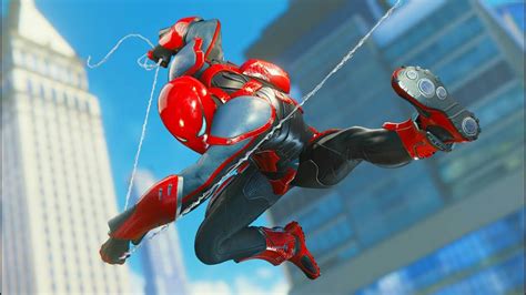 Spider Man Ps4 Titanium Suit In Action Gameplay Ps4 Pro Youtube