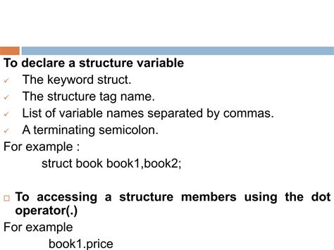 Structures In C Programming Pptx