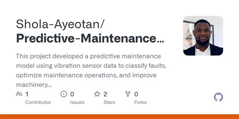 Github Shola Ayeotan Predictive Maintenance With Machine Learning This Project Developed A