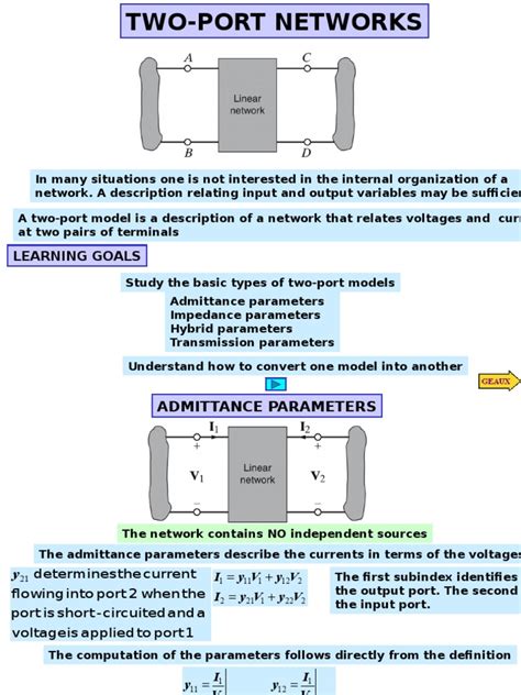Two Port Networks Pdf Computer Engineering Electronics