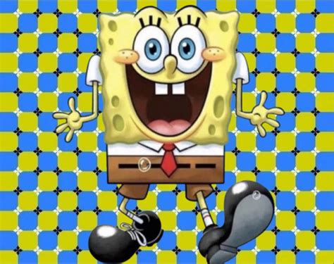 This Is An Illusion Spongebob Is Not Actually In This Image Rlies