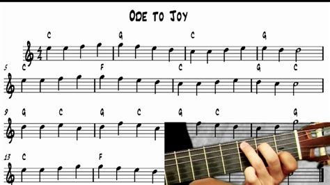 Ode To Joy Guitar Chords