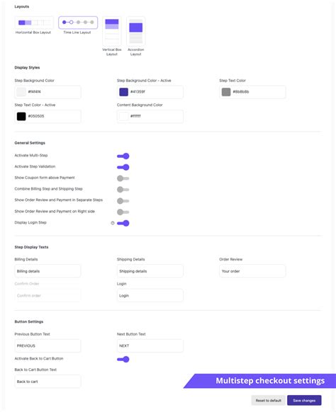 multistep checkout for woocommerce wordpress plugin