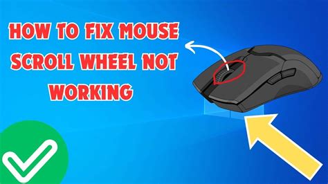 How To Fix Mouse Scroll Wheel Not Working Mouse Wheel Not Working