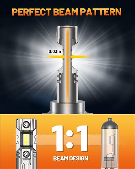 60000lm Bright Headlight Bulbs Forenner H11 9005 Combo Bulbs 60000lm Super Bright Led