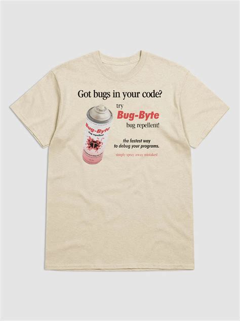 Bug Byte Debug Spray T Shirt Variant Snazzy Seagull Official Shop