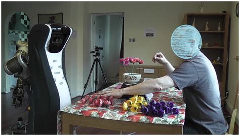 Experimental Setup From Side Perspective Showing The Robot And The User Download Scientific