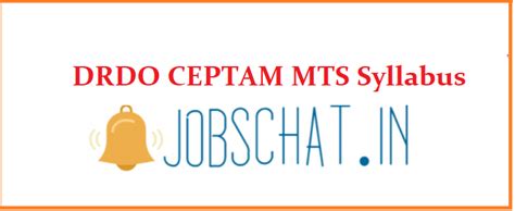 DRDO CEPTAM MTS Syllabus 2020 | Multi Tasking Staff Exam Pattern