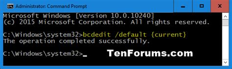 Choose Default Operating System To Load At Startup In Windows Tutorials
