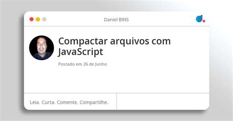 compactar arquivos com javascript