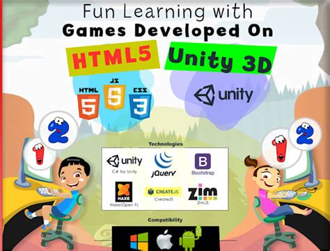 create a 2d or 3d unity mobile games for android ios and html5 by