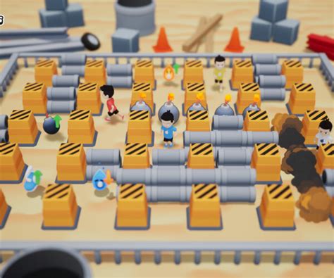 Artstation Bomberguys Unreal Engine 5 Full Multiplayer Game Template Game Assets