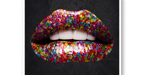 Candy Lips Art Print