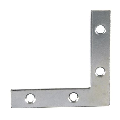 Ultra Hardware 2 12 In X 2 12 In Flat Corner Reinforcement Brace 61128 The Home Depot