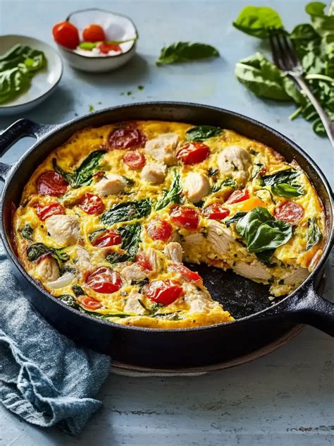Ultimate Chicken And Vegetable Frittata Deliciously Easy Recipe