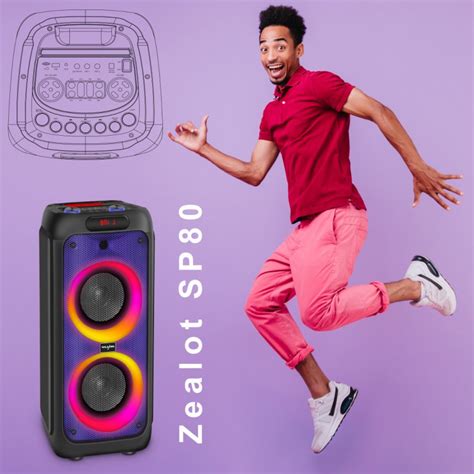 اسپیکر بلوتوثی زیلوت مدل Party Box SP80