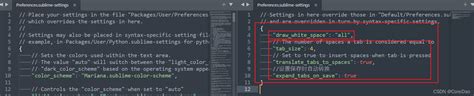 sublime text3配置显示空格和制表符 腾讯云开发者社区 腾讯云