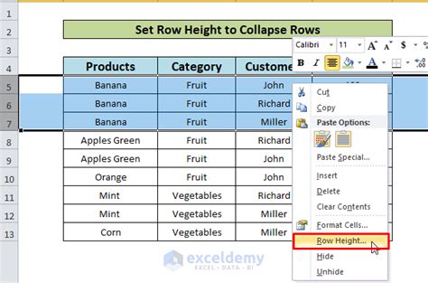 How To Collapse Rows In Excel 6 Methods ExcelDemy