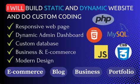Code Any Custom E Commerce And Static Website By Craftagency Fiverr