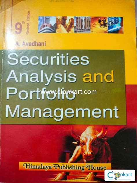 Buy Security Analysis And Portfolio Management Book In Excellent