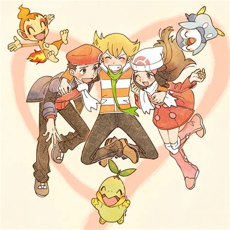 Dawn Piplup Lucas Barry Turtwig And 1 More Pokemon And 3 More