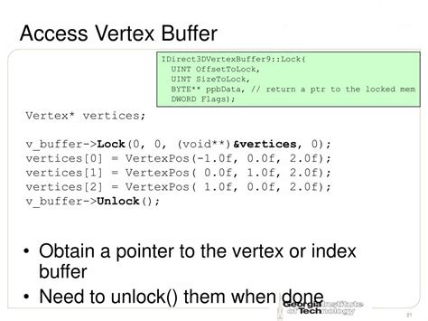 Ppt Lecture 7 Direct3d Basics I Powerpoint Presentation Free Download Id 927545