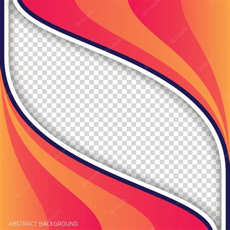 Premium Vector Abstract Red Wave Shapes