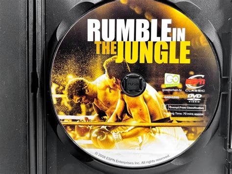 Rumble In The Jungle George Foreman Vs Muhammad Ali Zaire 1974 Dvd