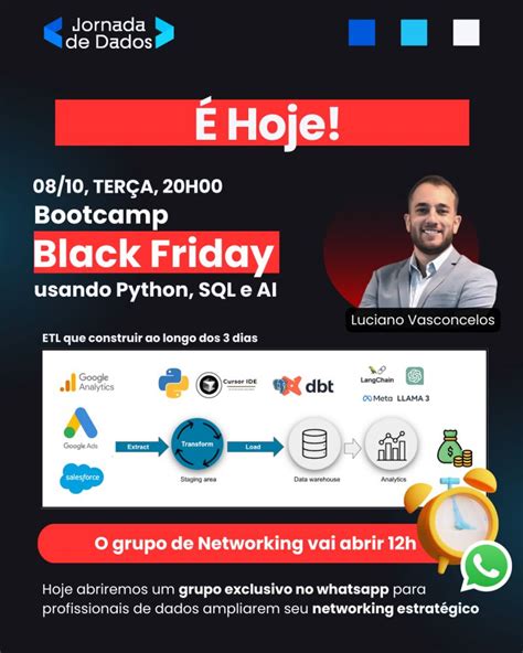 Participe Do Bootcamp Gratuito Da Black Friday Domine O Planejamento E