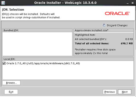 Dba World Weblogic Server 11g 1036 Installation On Rhel6