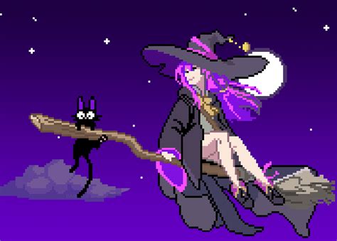 Witch Animated Pixelart By Babarbie On Deviantart
