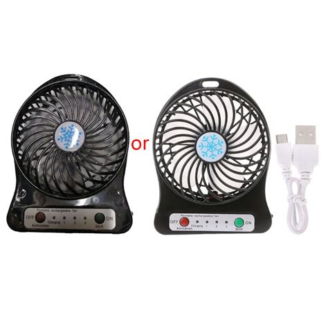 Portable Led Light Mini Fan Air Cooler Mini Desk U Grandado