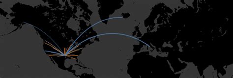 Great Circles And Curved Flight Paths Tableau And Sql Server Geospatial