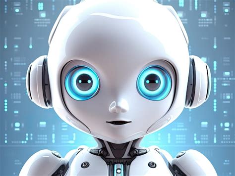 Premium Ai Image Robot Android Chatbot Ai Bot Cartoon 3d Style
