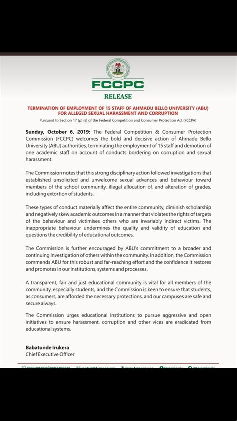 sodiq oyeleke arpa anipr on linkedin sex for grade it is no news