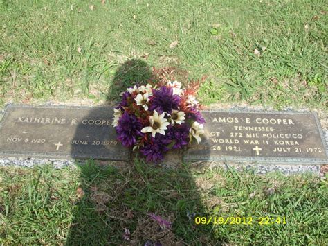 Amos Eldridge Cooper 1921 1972 Find A Grave Memorial