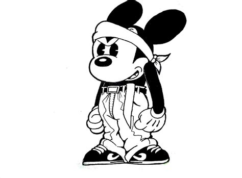 Mouse Cool Drawings A Gangsta Mickey Mouse Chicano Mickey Mouse Drawings Cartoon Character