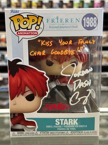 Stark 1988 Frieren Funko Pop Signed By Jordan Dash Cruz Wcoa Og