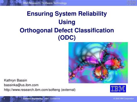 Ppt Ensuring System Reliability Using Orthogonal Defect Classification Odc Powerpoint