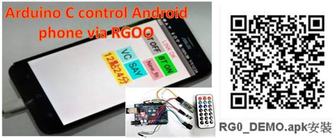 Arduino C Control Android Phone Via Rgooai2 App Inventor 8 Steps Instructables