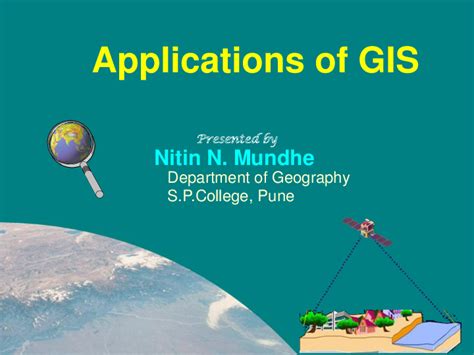 Ppt Lecture Delivered On Applications Of Gis And Remote Sensing