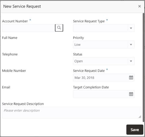 Service Request