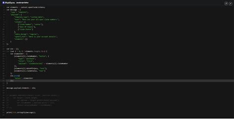 payload handling in custom table template apis and sdks kore ai bot