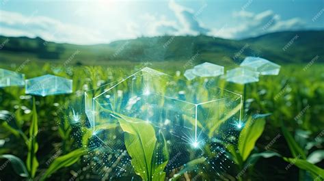 Premium Ai Image Concept For Growing Crops Using Ai Farming System Uses Artificial