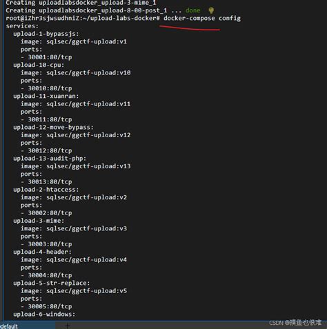 云服务器部署upload Labs Docker（文件上传靶场）环境 Andand以及相关报错问题f8x部署镜像失败 Csdn博客