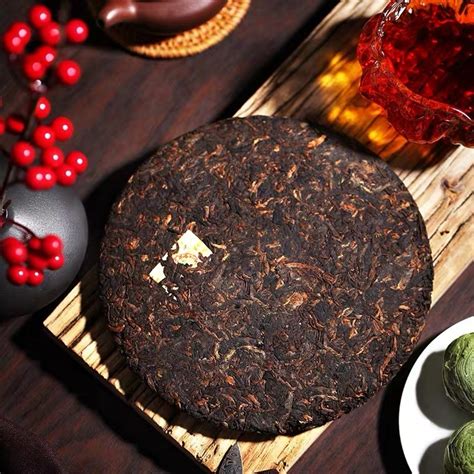 Настоящий Китайский Шу Пуэр Tea Cake 357 г. Чай Черный Листовой ...