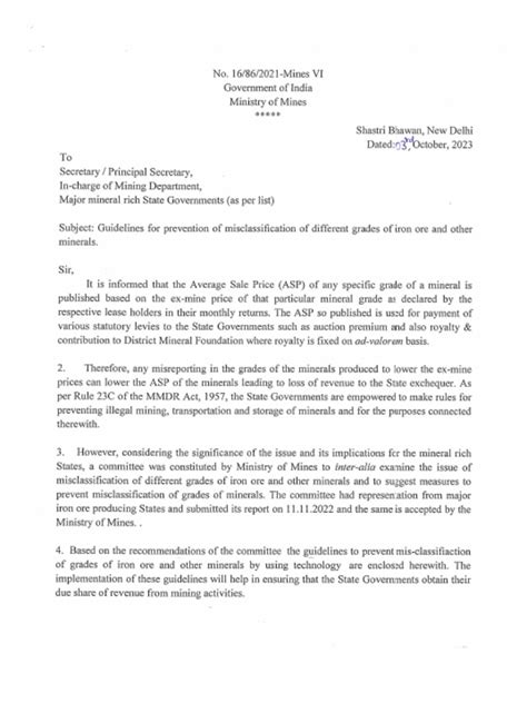 guidelines for prevention of misclassification of different grades pdf