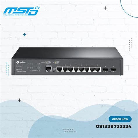 Switch Manageable Tp Link Tm 8 Port Gigabit Tl Sg3210