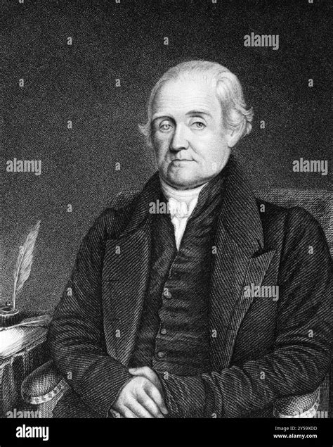 Noah Webster 1758 1843 On Engraving From 1835 American Lexicographer
